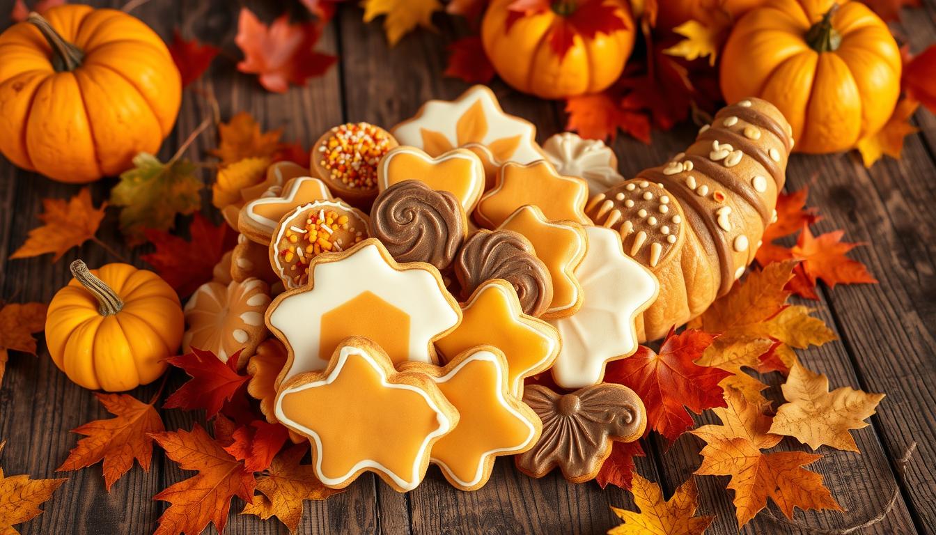 Homemade Thanksgiving Cornucopia Cookies Recipe