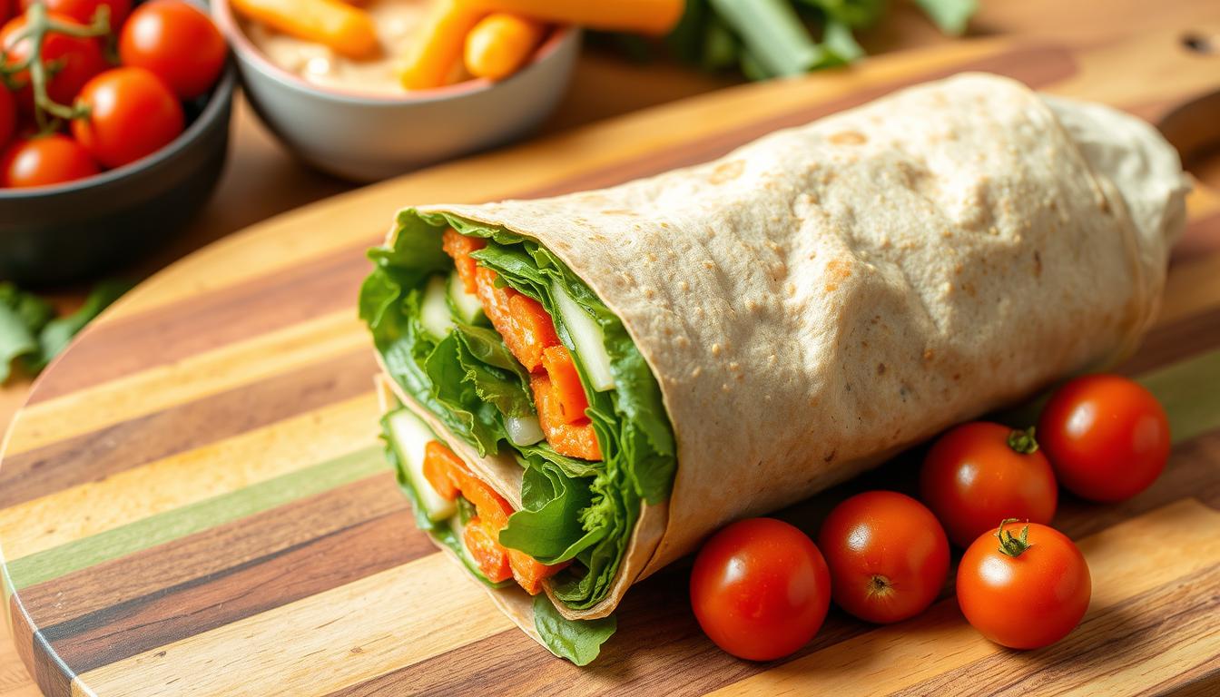 Easy Vegan Hummus Wrap Recipe | Ready in 15 Minutes