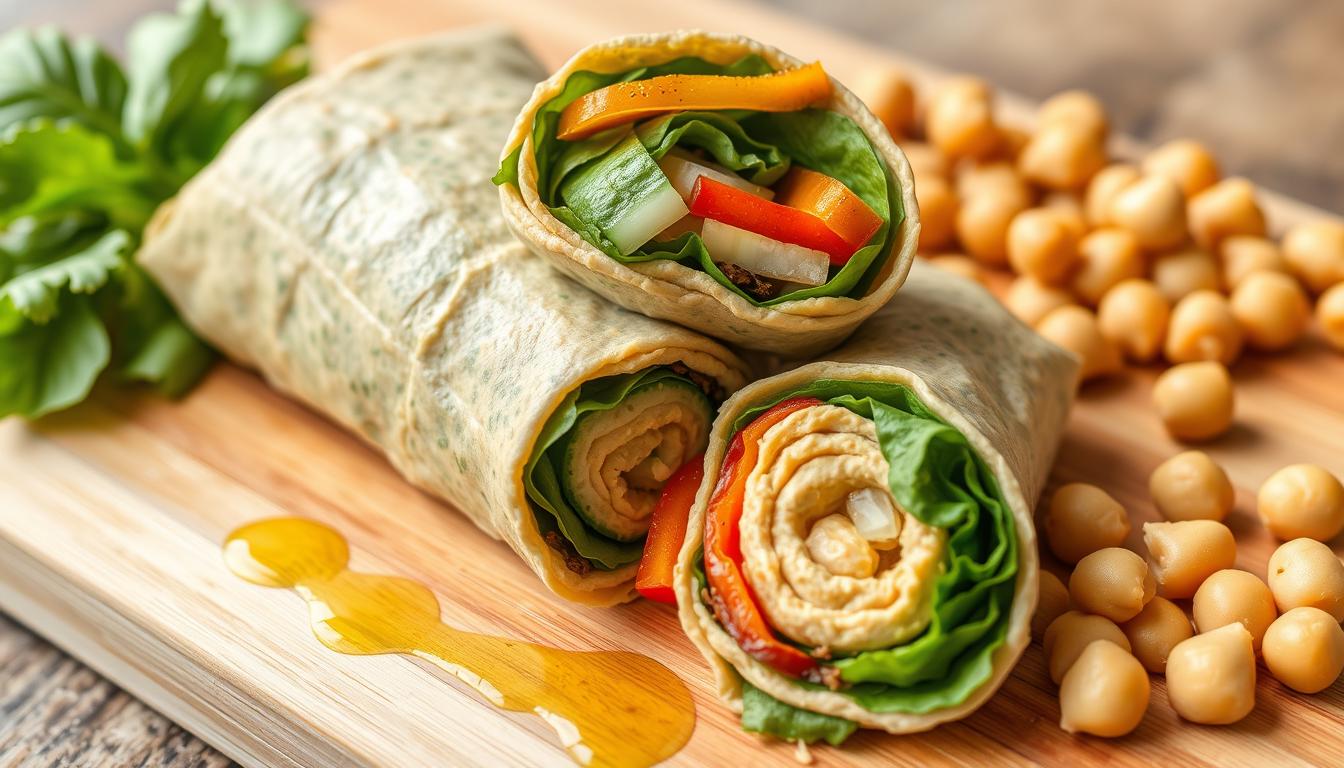 Easy Vegan Hummus Wrap Recipe | Ready in 15 Minutes