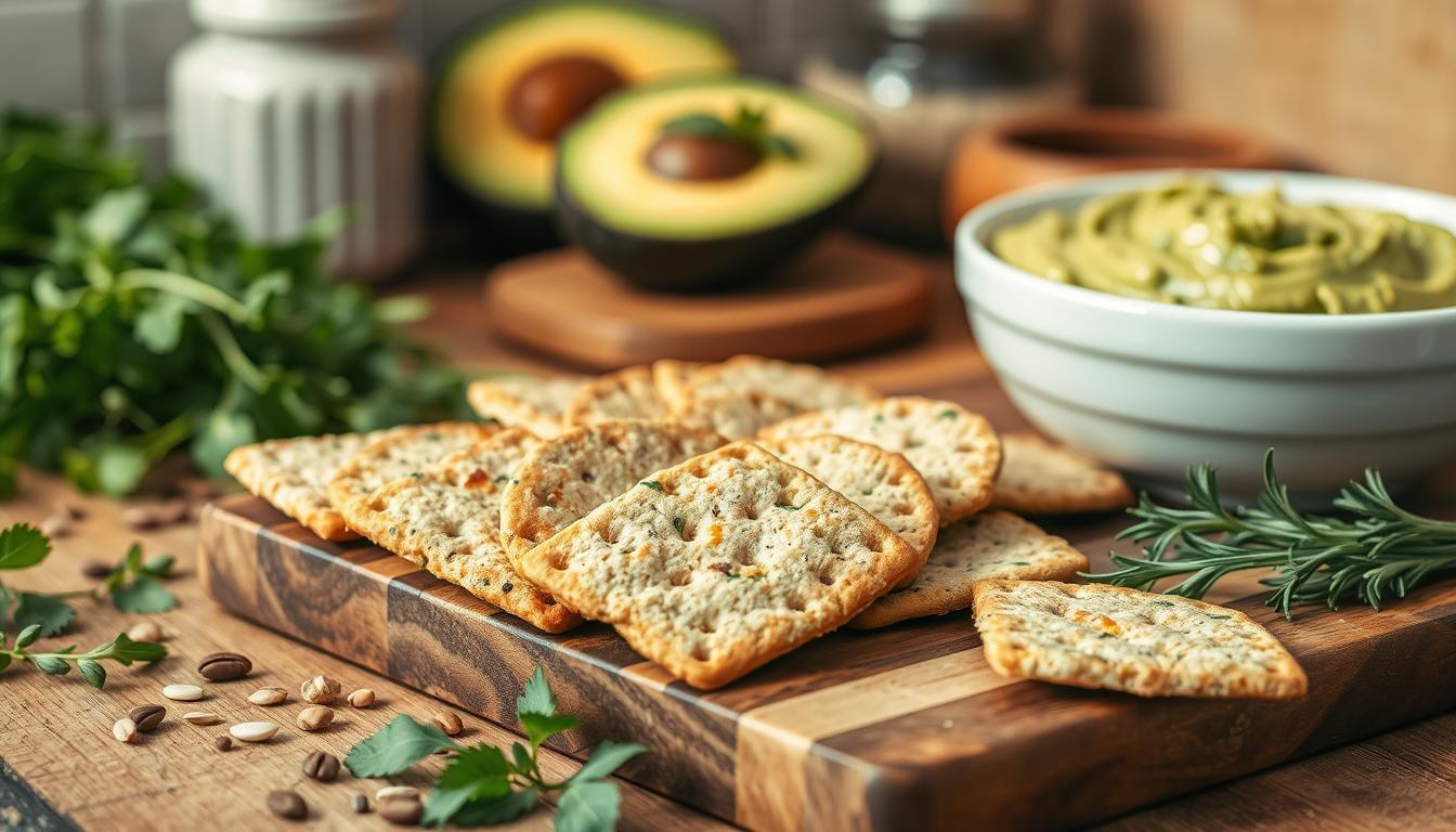 Easy Homemade Simple Vegan Crackers for Snacking