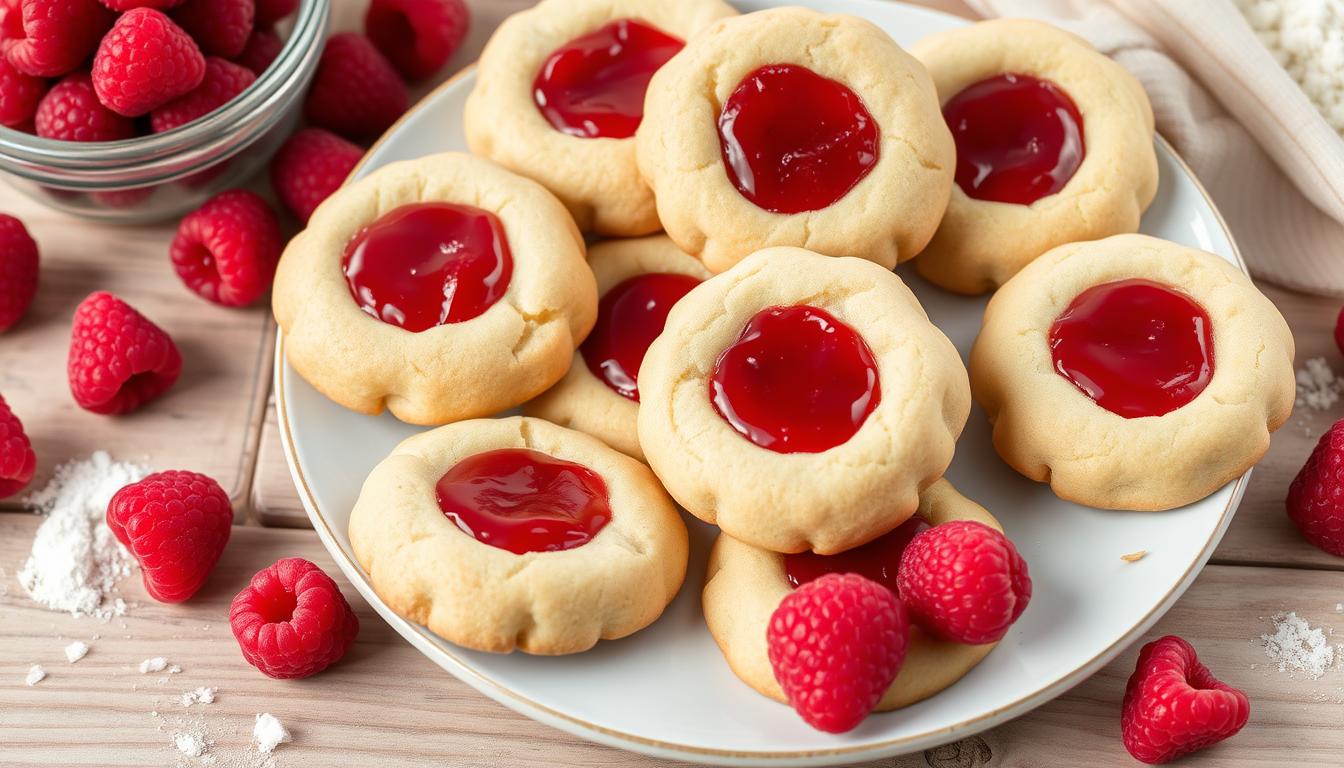 Gluten-Free Raspberry Thumbprint Cookies - Recipe