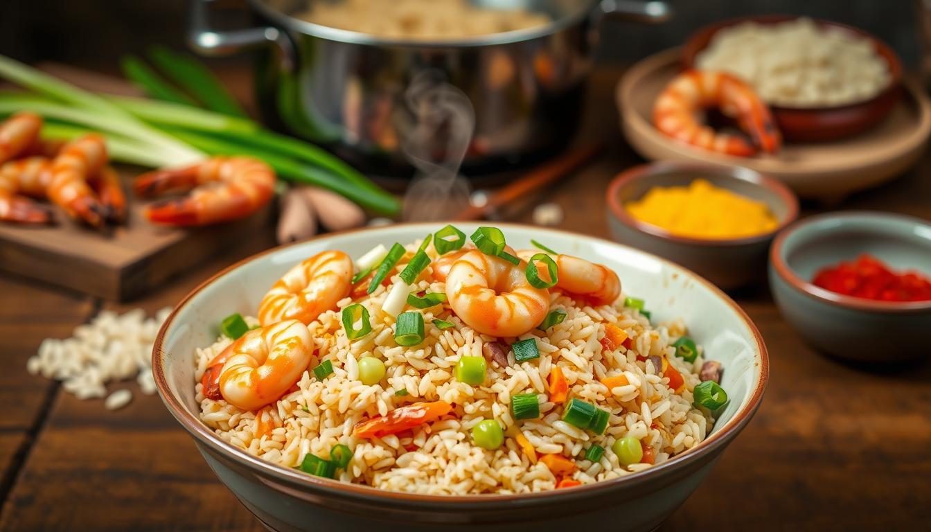 Easy Prawn Fried Rice Recipe Ready in 20 Minutes