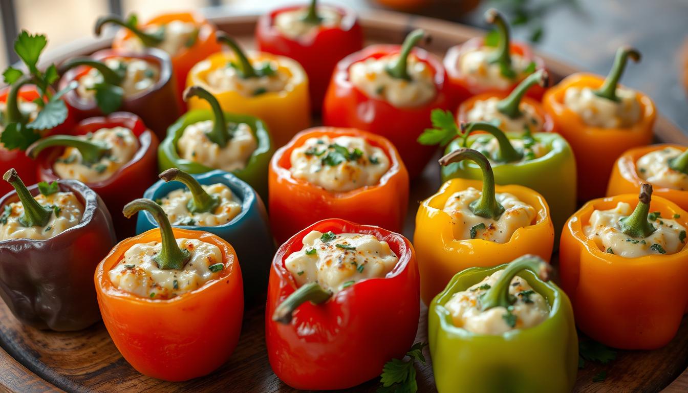 Cheesy Stuffed Mini Peppers Recipe You'll Love