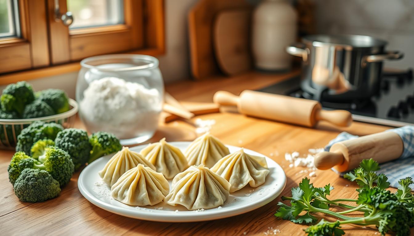 Enjoy Homemade Wholesome Broccoli Dumplings in 30 Min