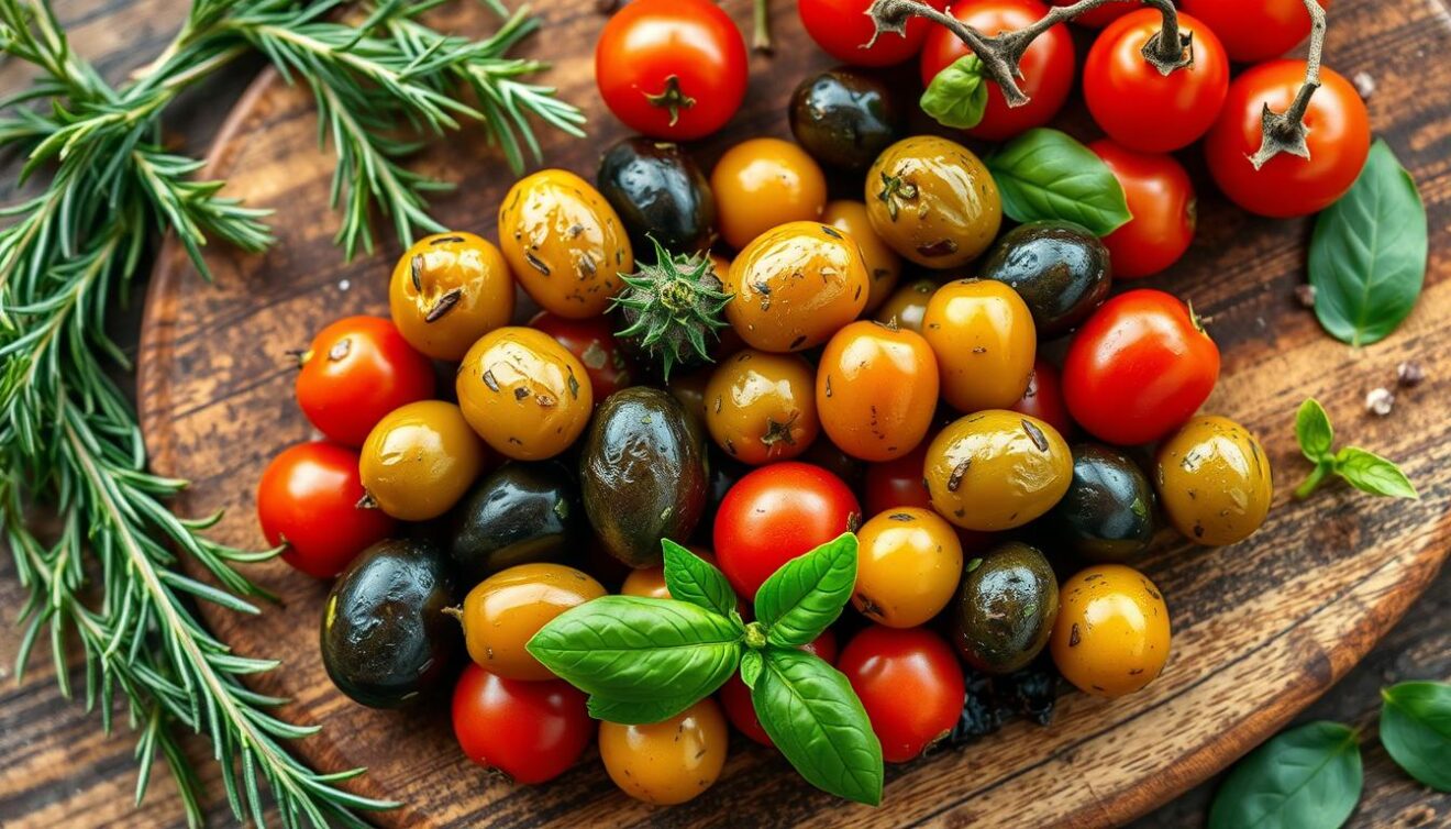Herb-Roasted Olives & Tomatoes | Easy Mediterranean Side