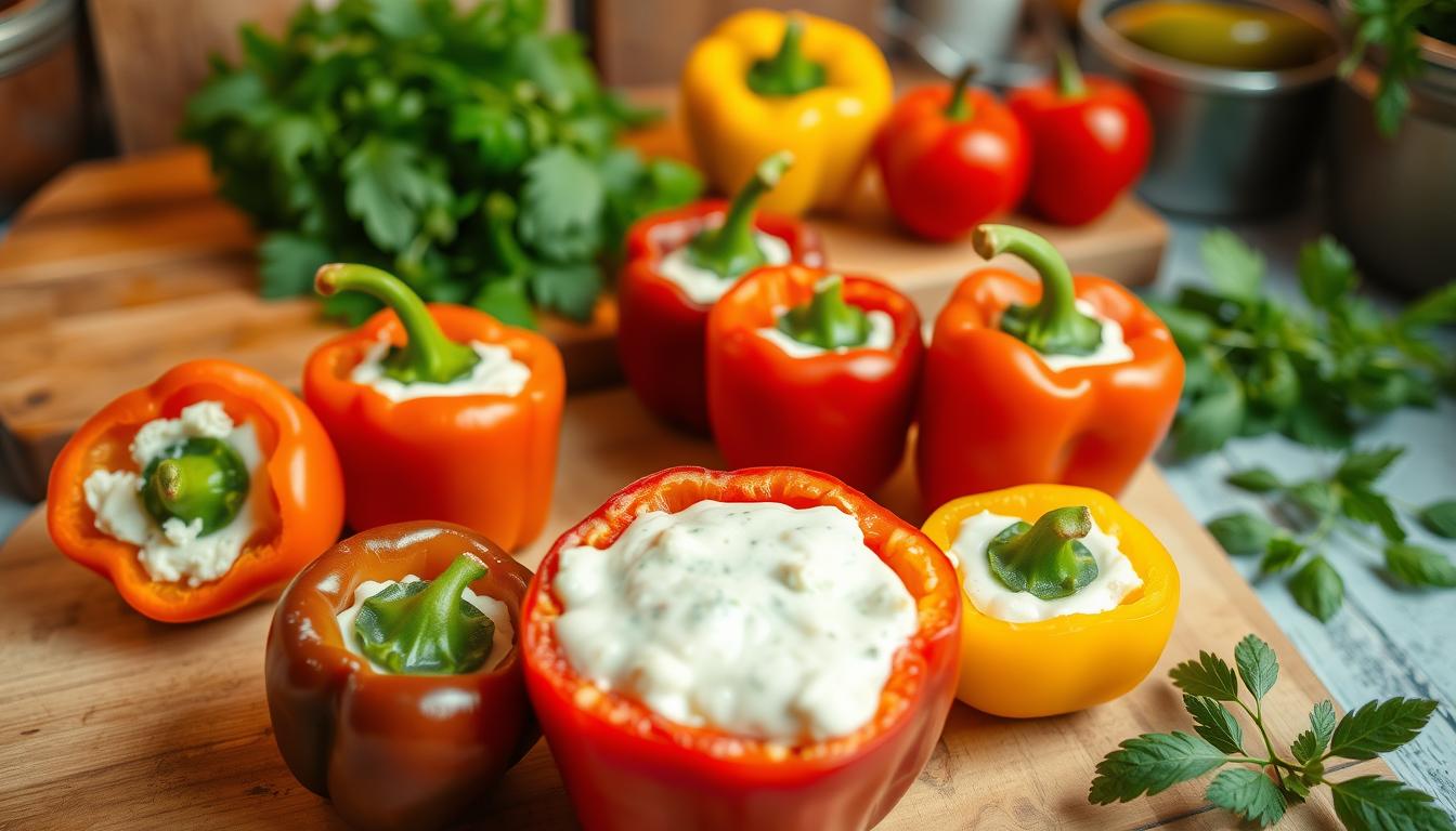 Cheesy Stuffed Mini Peppers Recipe You'll Love