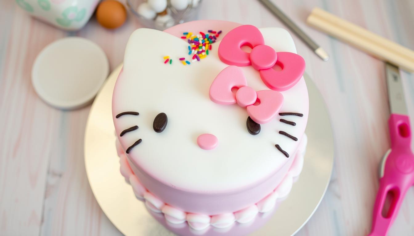 How to Make a Perfect Hello Kitty Cake at Home