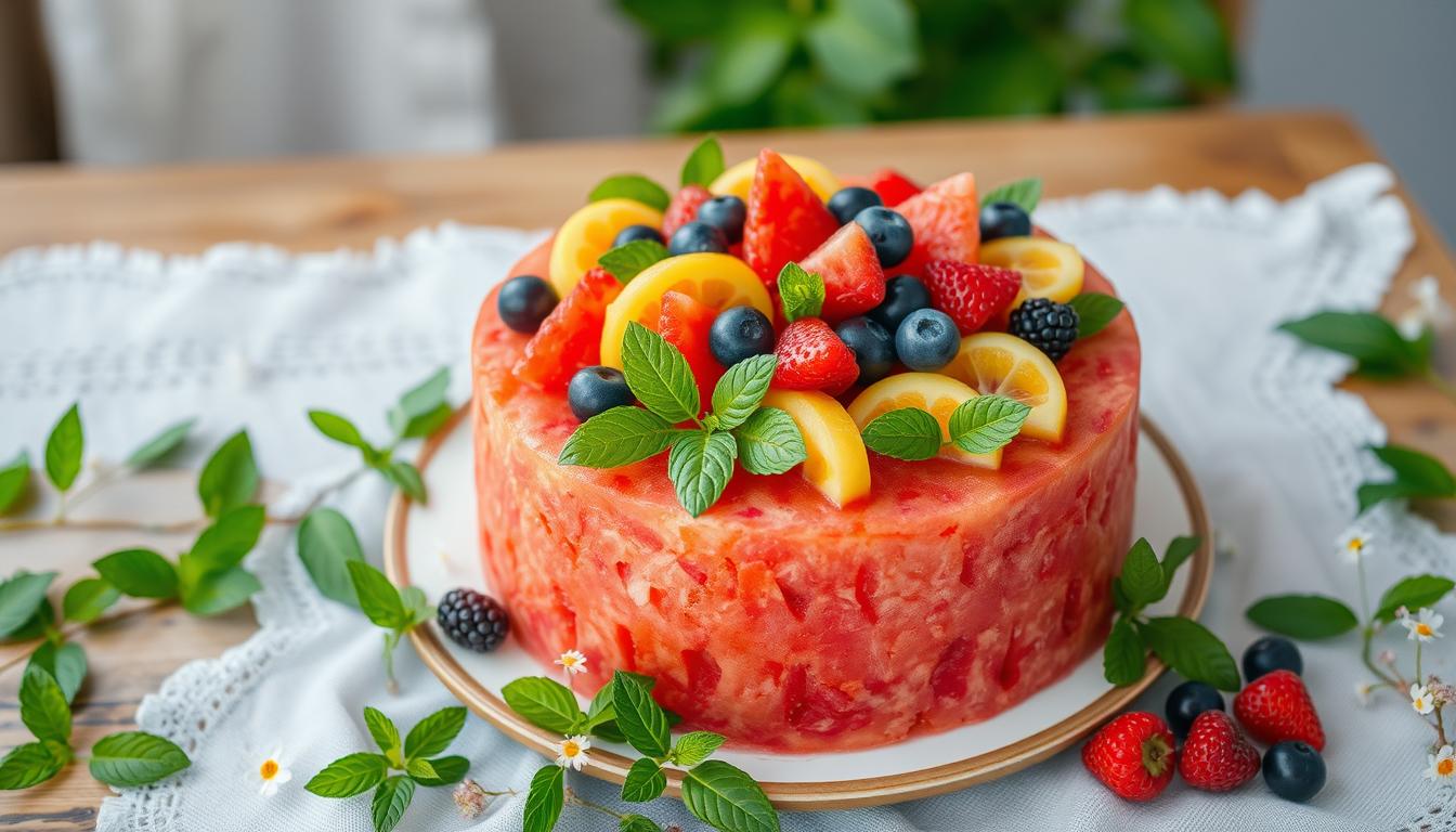 Easy Watermelon Cake Recipe Ready in 30 Minutes