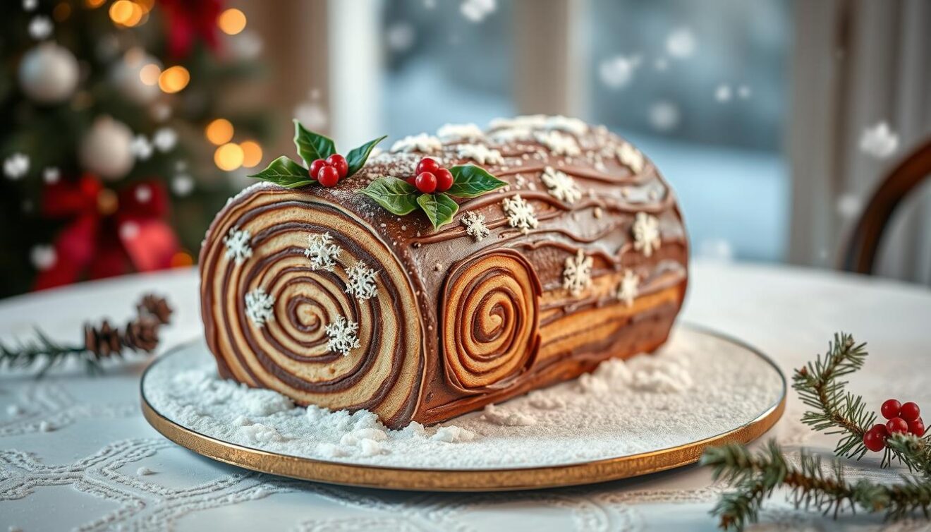 Delicious Gluten-Free Yule Log Cake Recipe