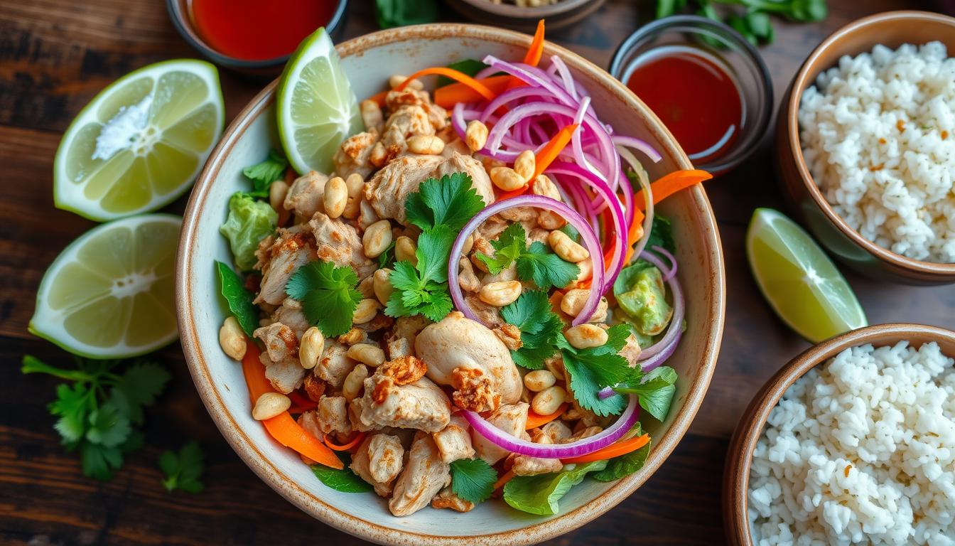 Flavorful Thai Chicken Larb Salad Recipe