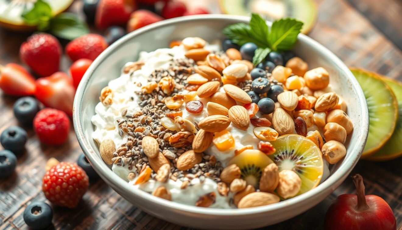 Cottage Cheese with Nuts and Seeds: A Tasty and Nutritious Treat
