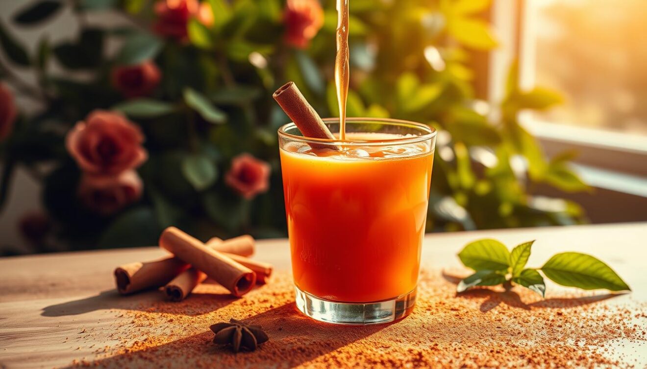 Energizing Sweet Potato Cinnamon Vitamin Boost Juice