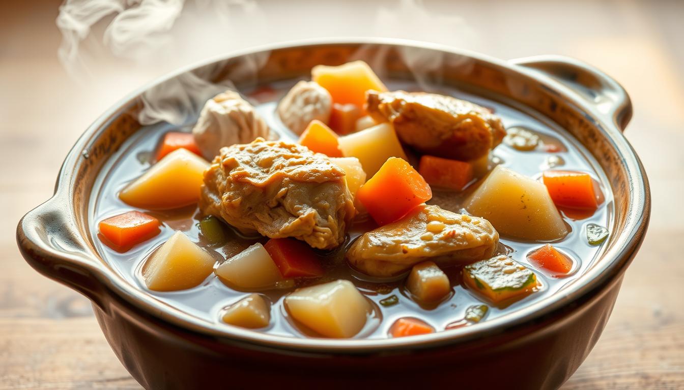 Comforting Chicken Stew with Tender Potatoes
