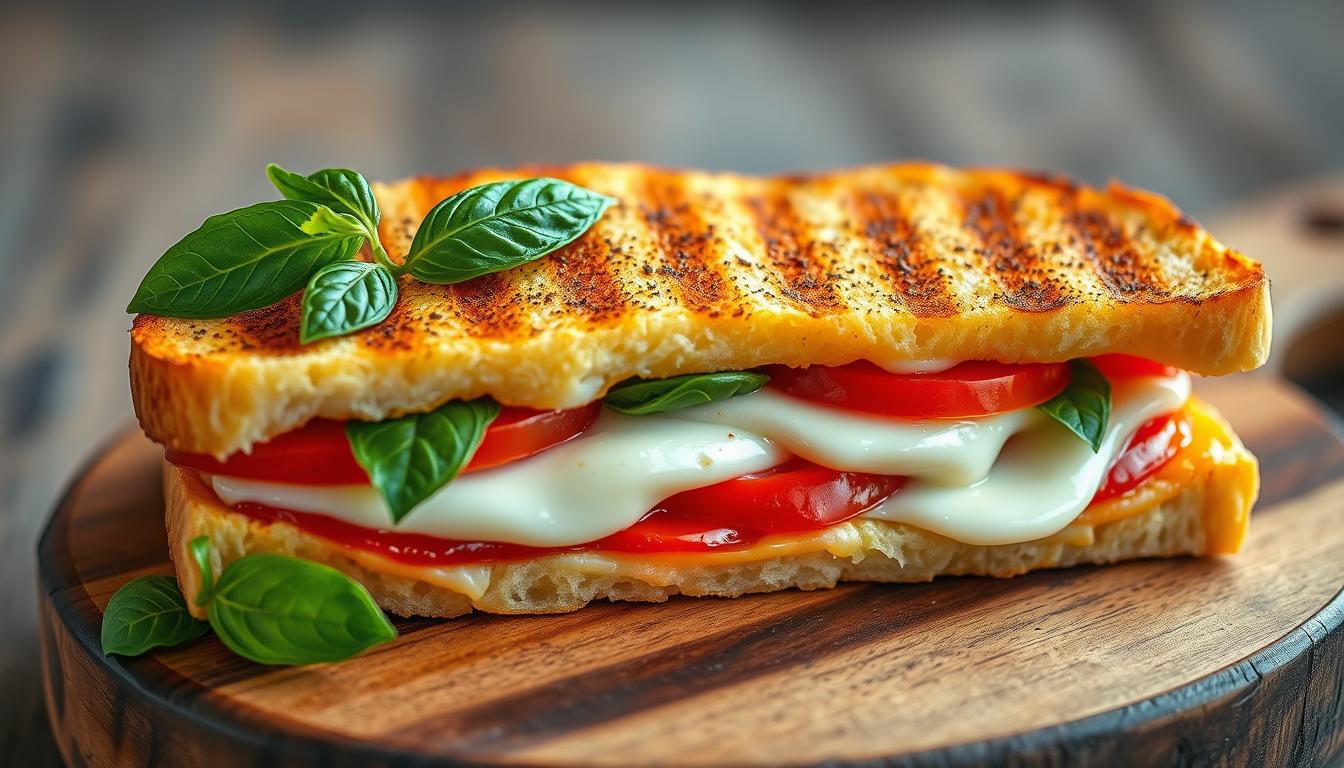 Savor the Flavors of a Classic Caprese Panini