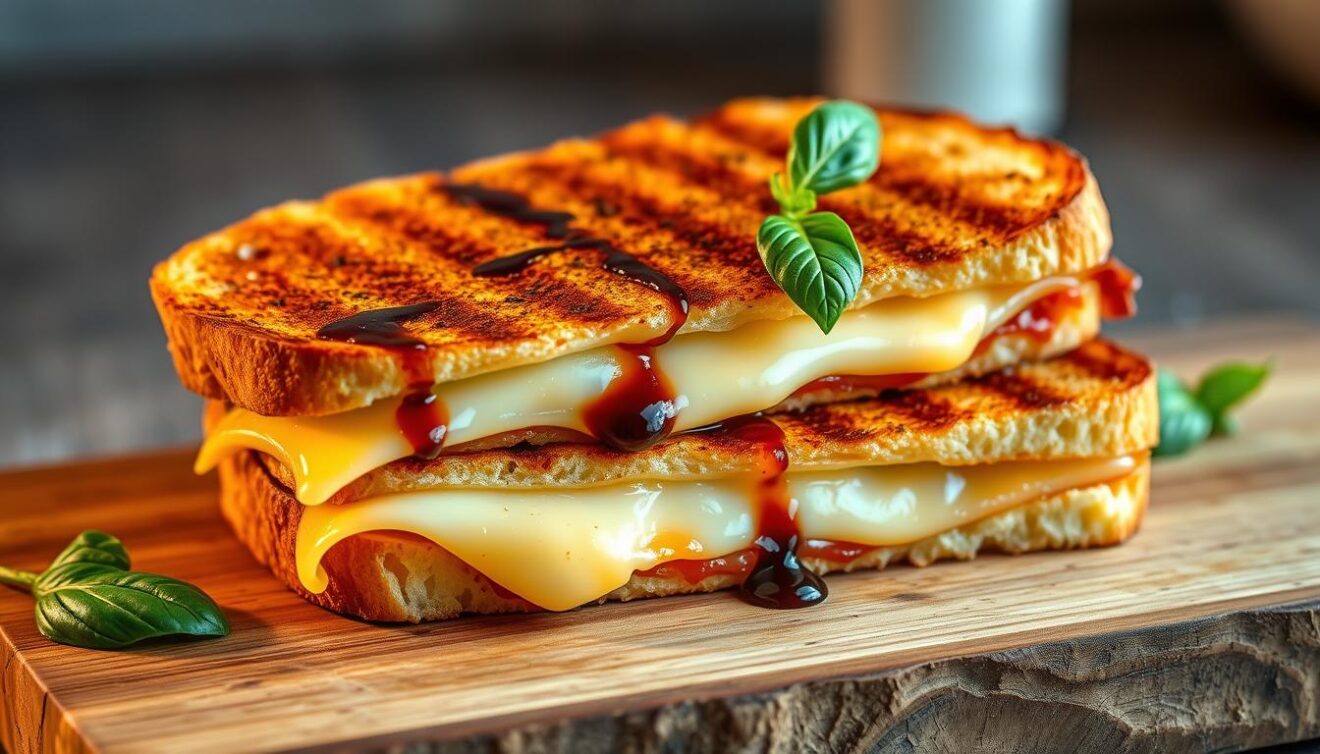 Enjoy a Tasty Three-Cheese Panini